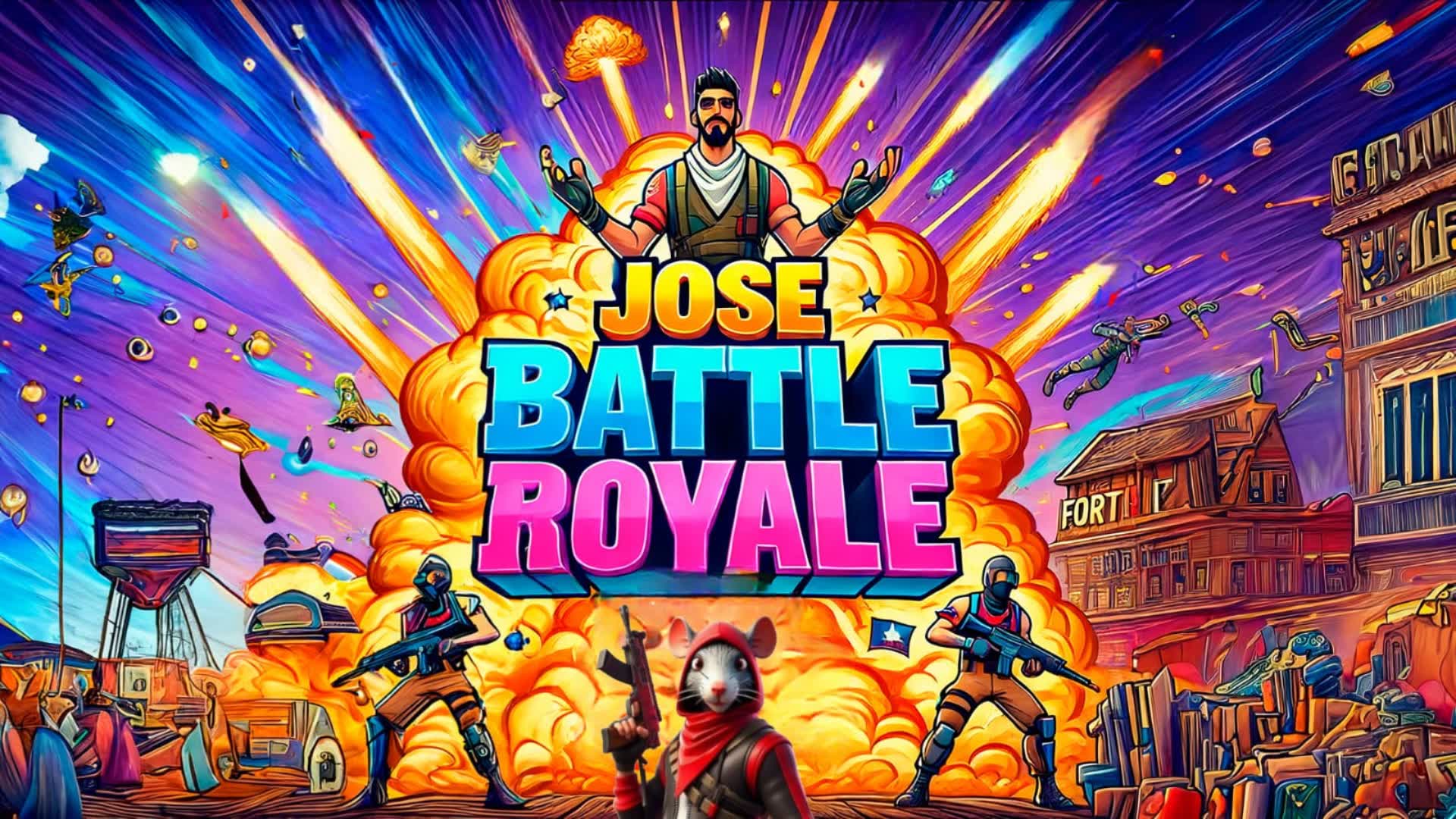 JOSE BATTLE ROYALE 4052-8784-8098 by wizy1 - フォートナイト