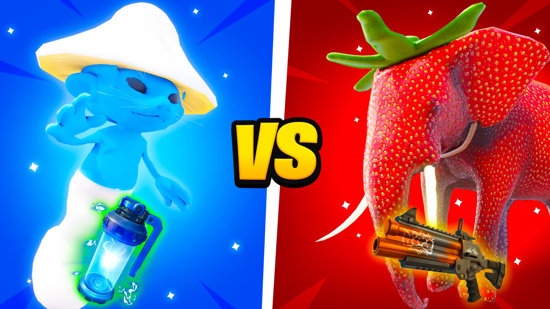 🐈SMURF CAT VS STRAWBERRY ELEPHANT🍓 2864-3015-0032 by hayesy - Fortnite ...