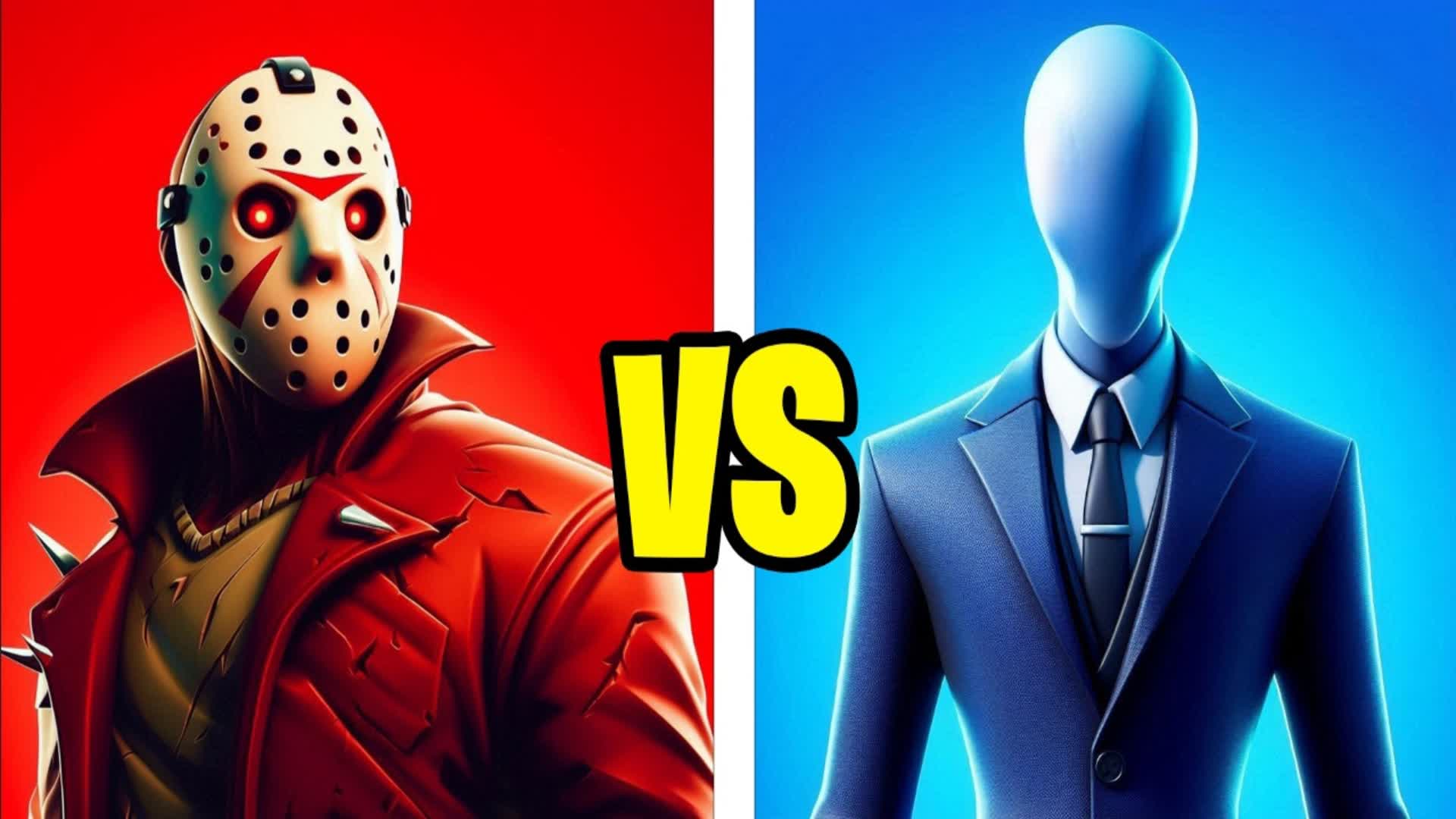 🔵SLENDERMAN VS JASON VOORHES🔴 9778-3786-4578 من ابتكار ilovakrkl - Fortnite