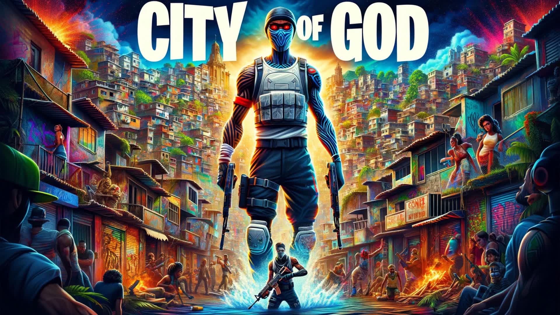 City Of God Zonewars 6458-2386-2439 by tiltyboi - Fortnite Creative Map ...
