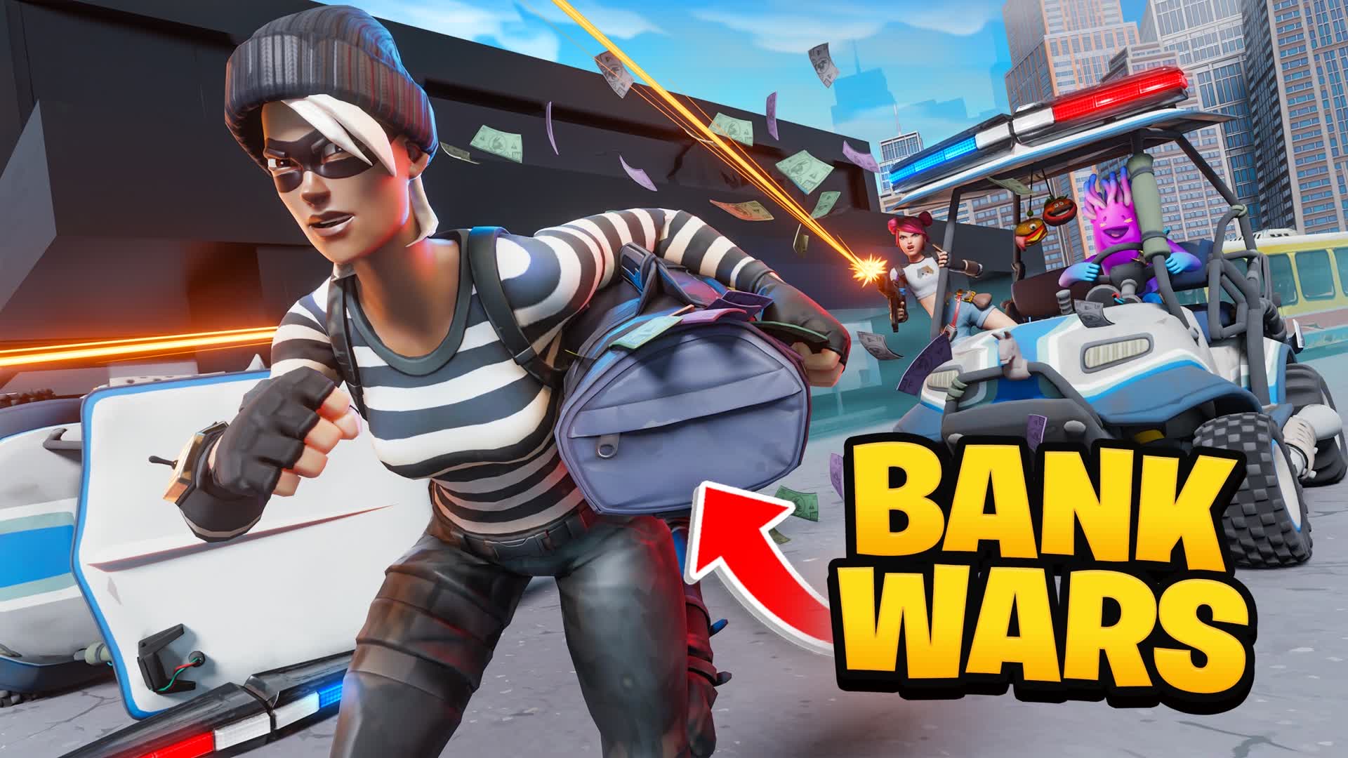 💰🔴Bank Wars🔵🔫MYTHICS+PARKOUR🌟 6377-7576-5745 by atlascreative - Fortnite.GG