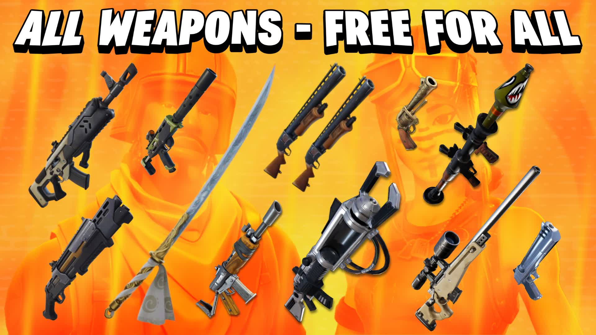 MYTHIC ALL WEAPONS - FREE FOR ALL 💥 8158-3432-7876 by sralik - Fortnite ...