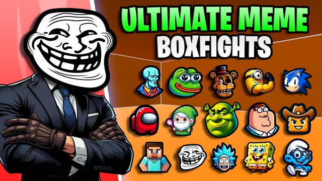 😂 MEGA MEME BOXFIGHTS 📦 1376-8404-3878 by creativestudio - Fortnite