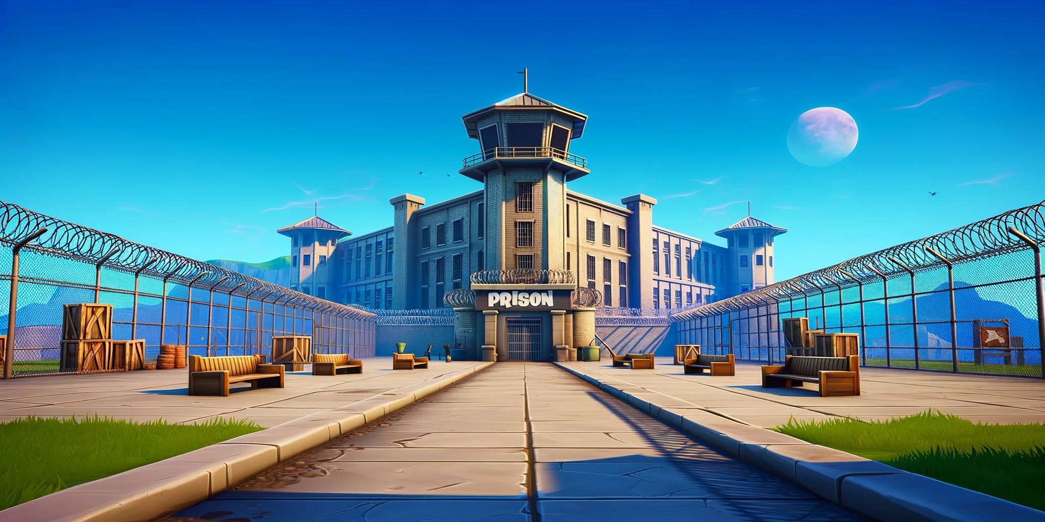 Survive 100 Days Jail 👮‍♂️ - 9975-6783-5301 | Fortnite Zone