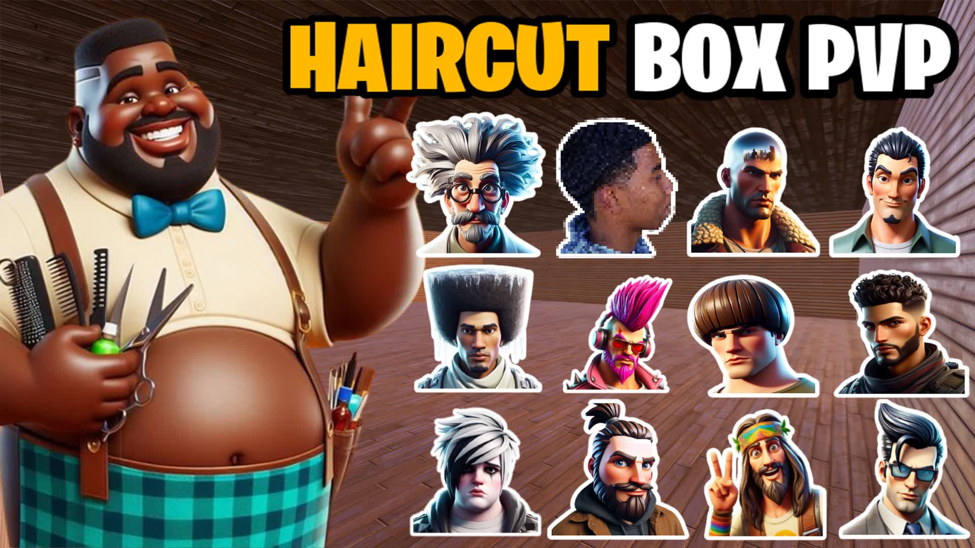 HAIRCUT BOX PVP📦 3167-5745-9396 by k54 - Fortnite