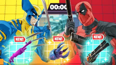 Deadpool vs Wolverine 7897-6686-6629 by dojomaps-combat - Fortnite ...
