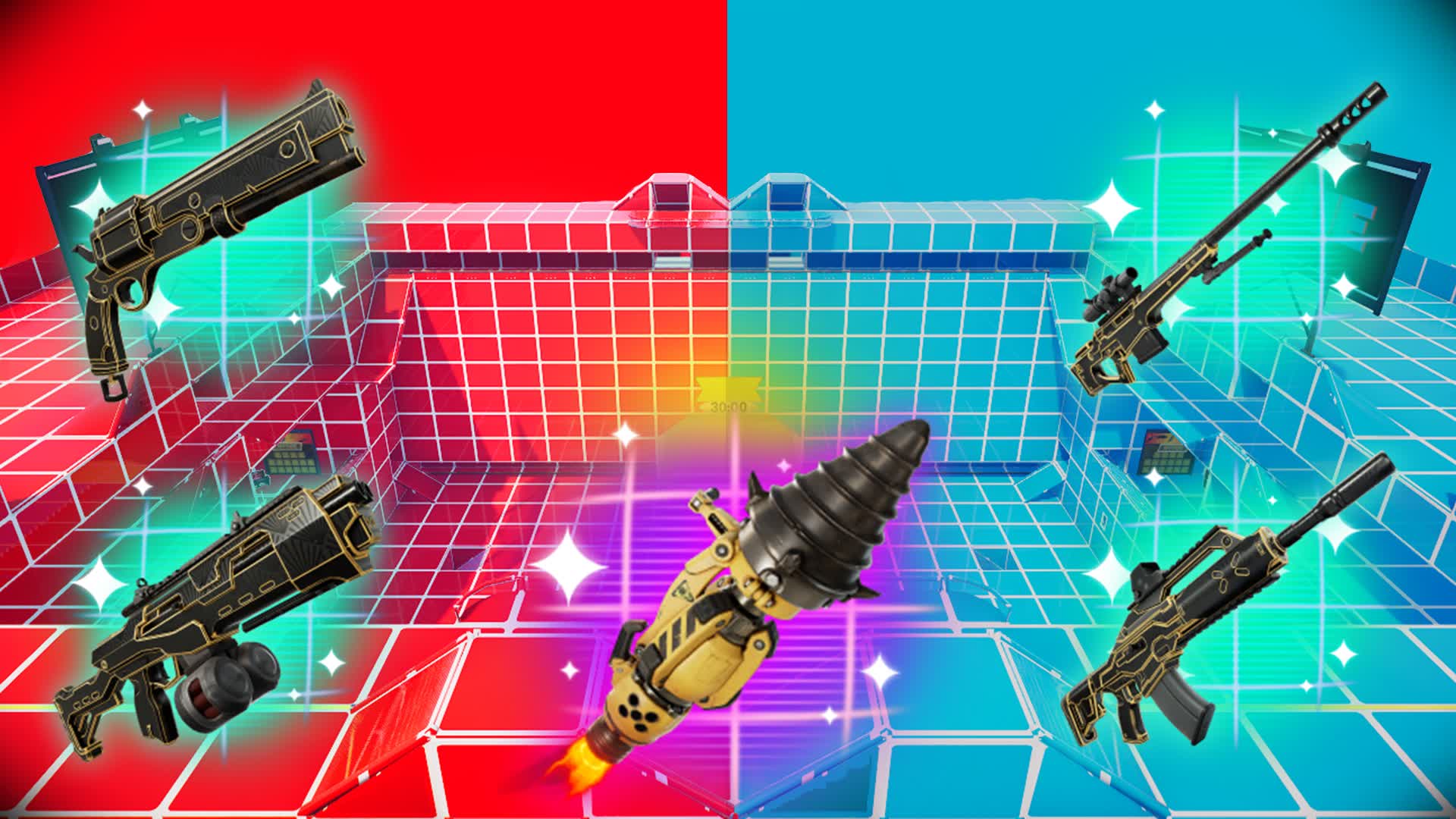 ULTIMATE RED VS BLUE 🔴🔵 0367-4773-9209 by fleurson - Fortnite Creative ...