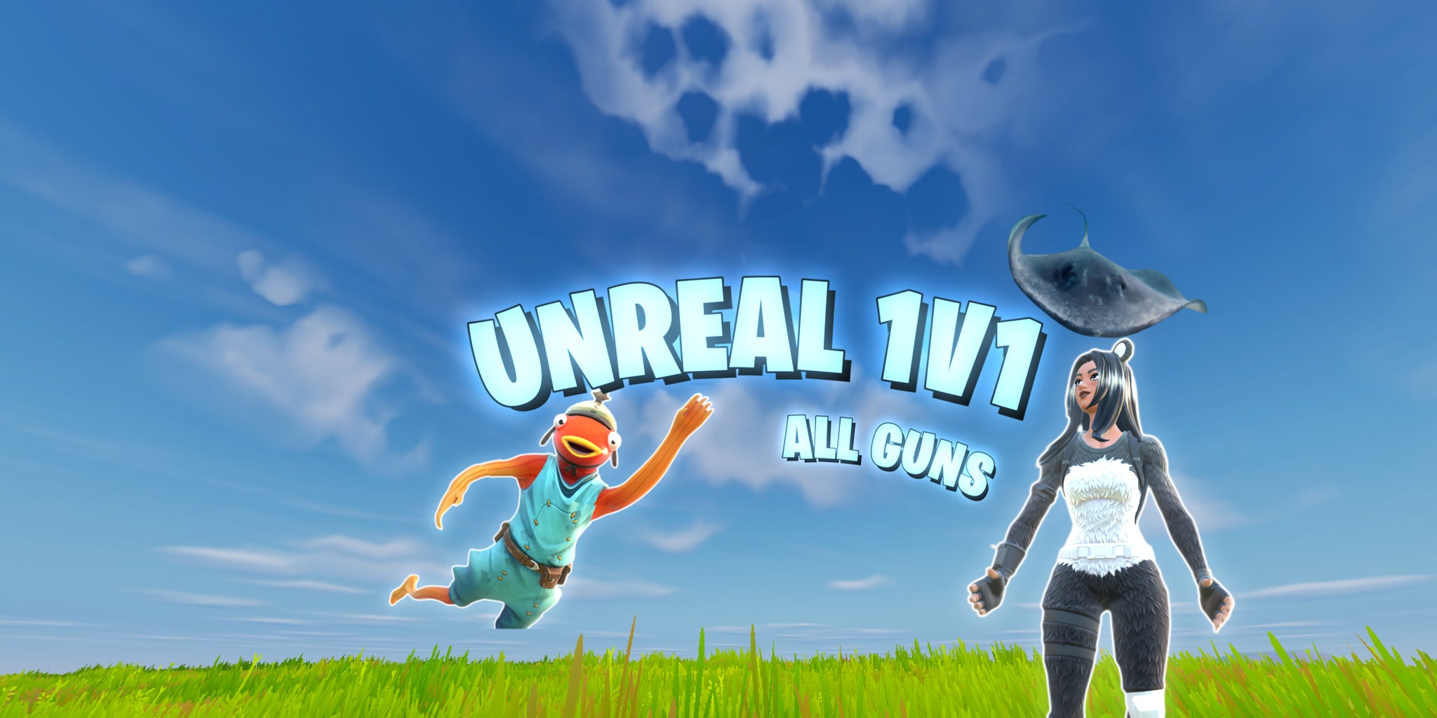 UNREAL 1V1 ALL GUNS 3477-3308-9790 by hatul_yam - Fortnite Creative Map Code - Fortnite.GG