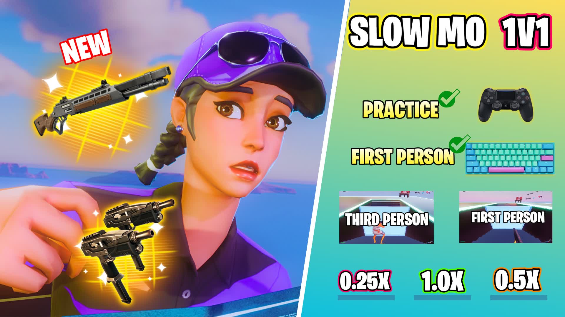 SLOW-MO 1V1 7123-5831-1826 by lil_bert - Fortnite Creative Map Code ...