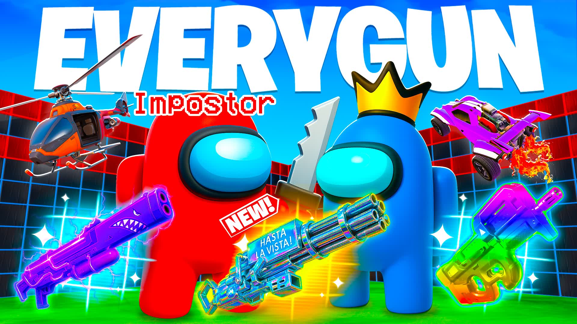 AMONG US 1V1 WITH EVERY GUN 3427-0268-1410 by likalee - Fortnite ...