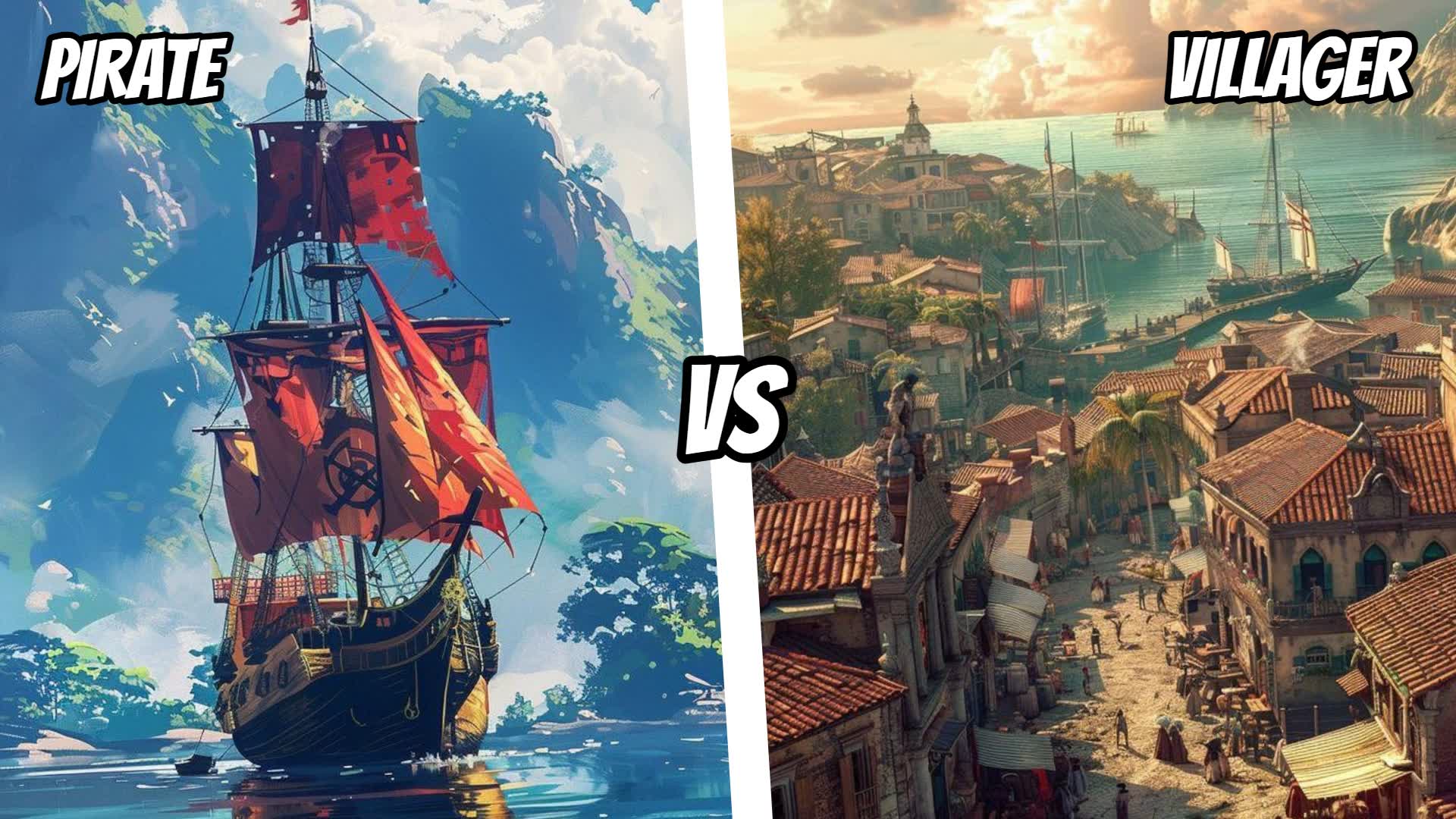 🏴‍☠️ PIRATE VS VILLAGER 🏠 - FFA 7134-1891-1193 by sowalix - Fortnite ...