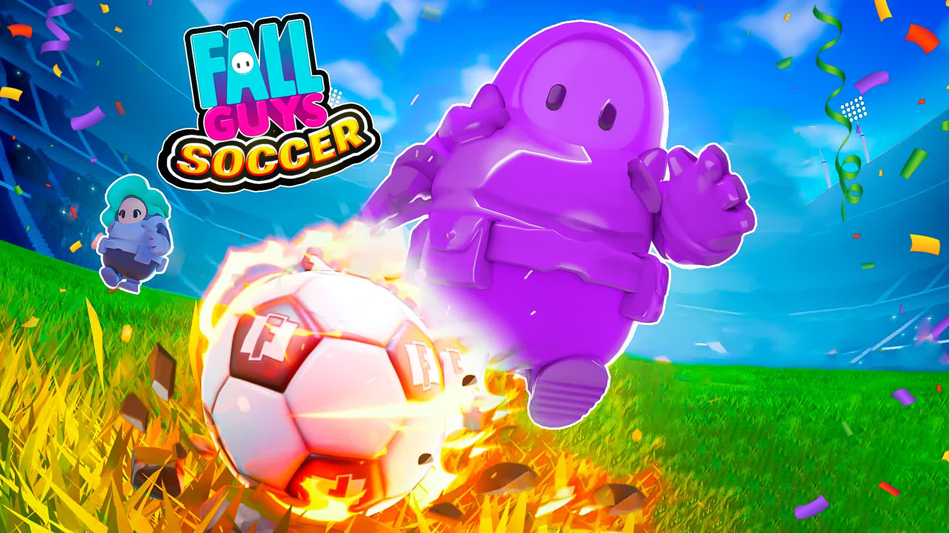 🏆FALL GUYS RED VS BLUE FOOTBALL-SOCCER⚽ 1992-5513-1196 by troll-prince ...