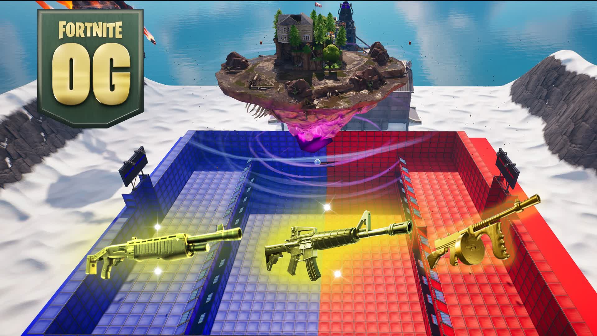 RED VS BLUE SEASON 7 2678-9199-3470 by oxxide - Fortnite Creative Map Code - Fortnite.GG