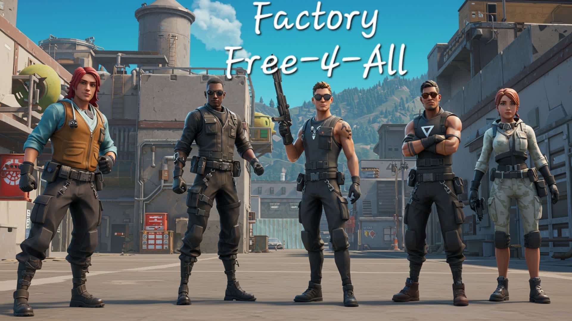 Factory Free-4-All 5384-1225-1684 by falldamagedave - Fortnite