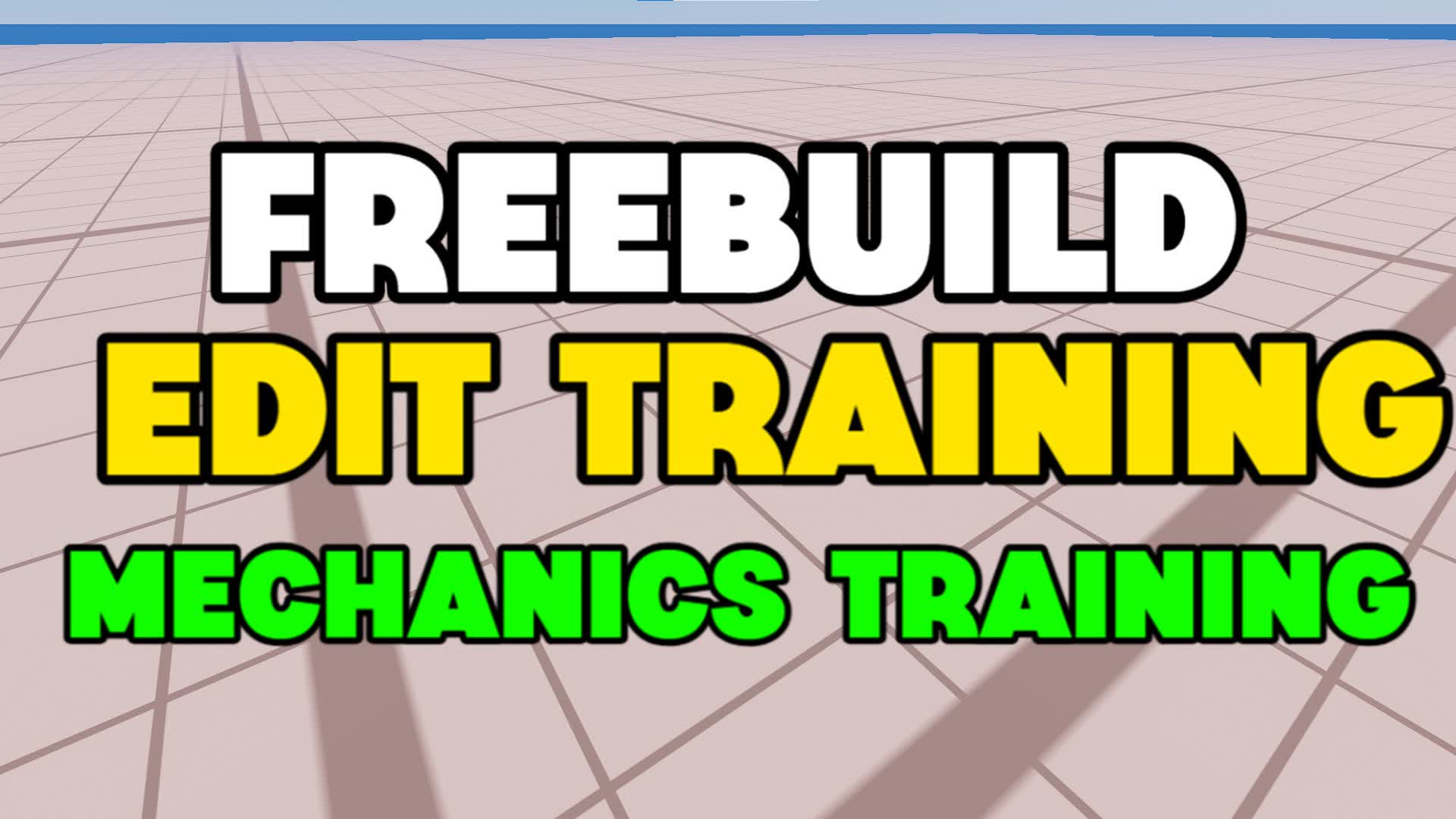 FREE BUILD MAP EDIT TRAINING 1333-5146-6716 by hybrixmaps - Fortnite Creative Map Code - Fortnite.GG