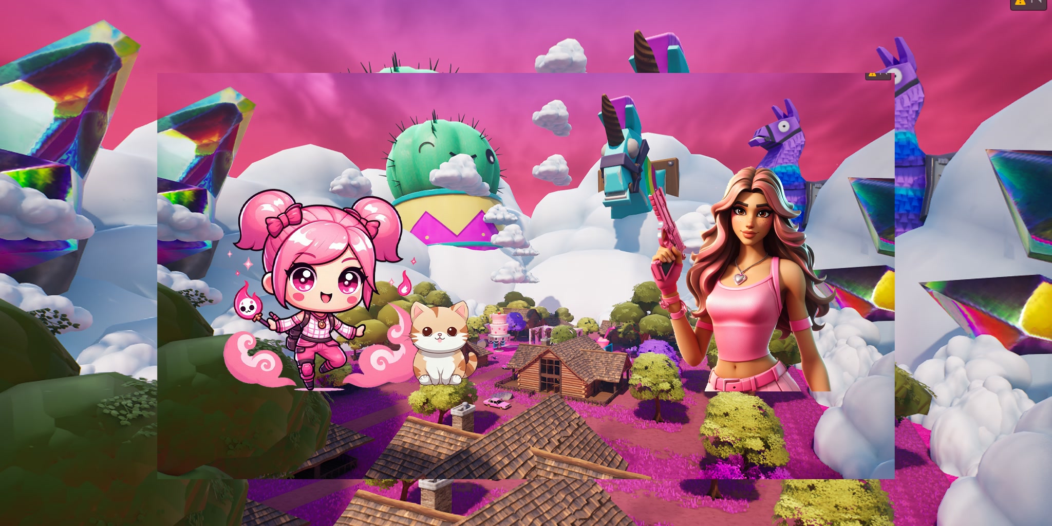 KAWAII ZONE WARS UwU 2786-8568-5103 by zetx - Fortnite Creative Map ...