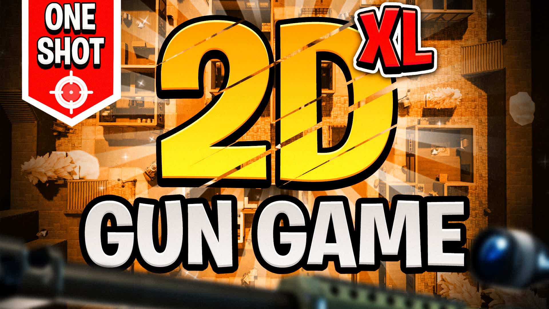2D XL GUN GAME | ONE SHOT 🎯 0289-6416-6868 par semio88 - Fortnite