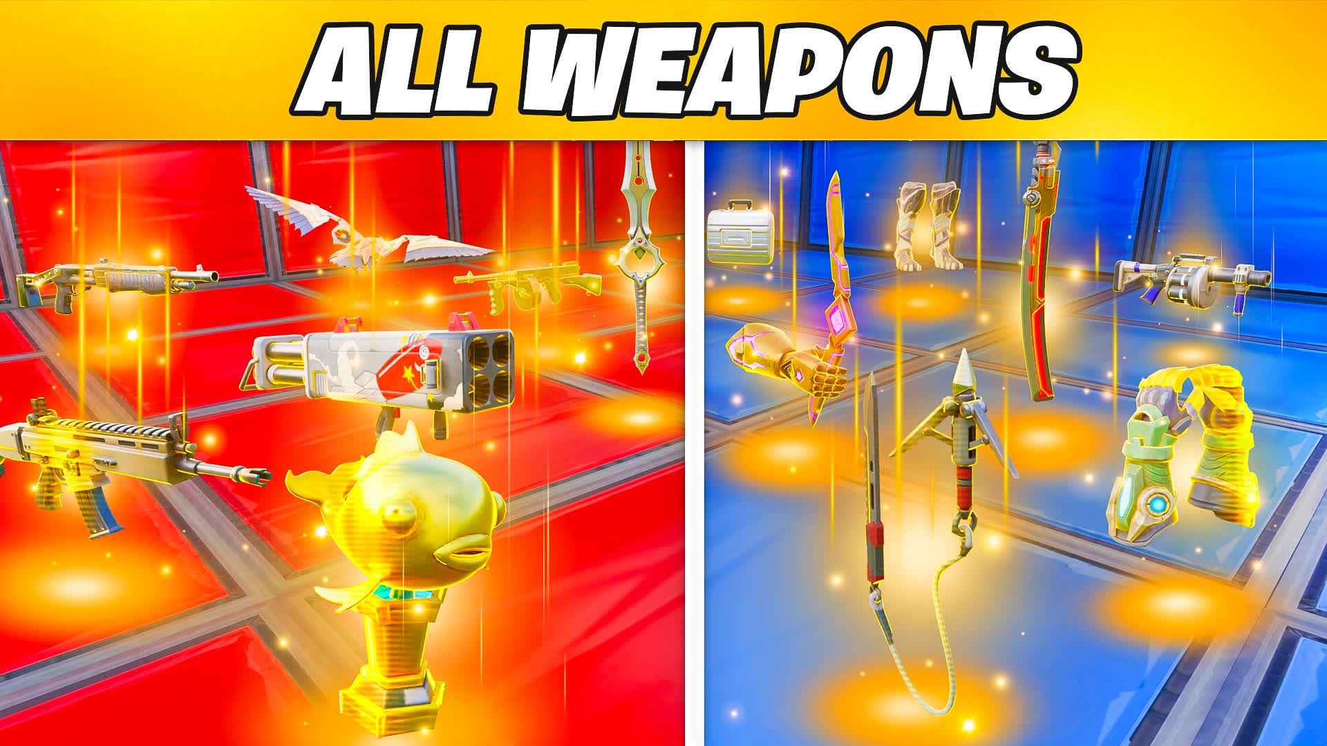 ⭐MYTHIC RED VS BLUE 0662-2510-2370 par frr392 - Fortnite