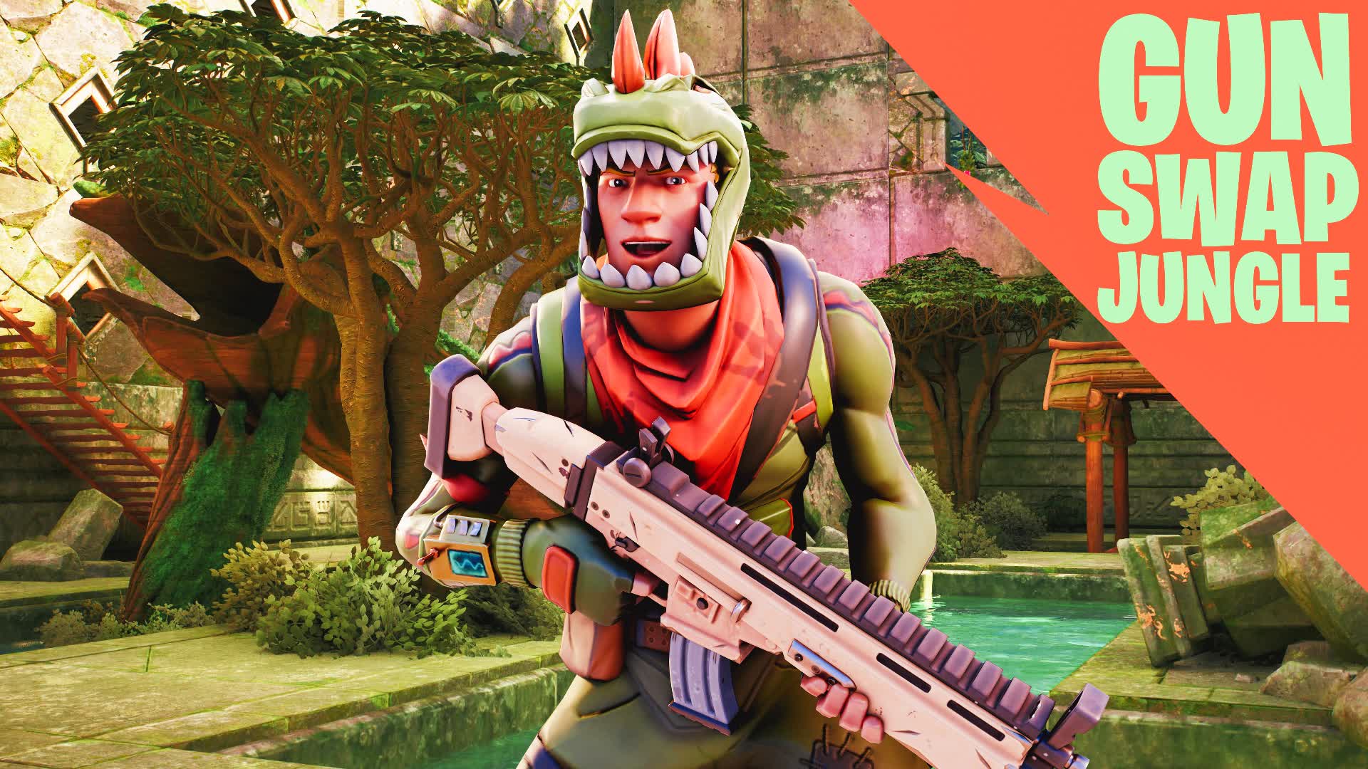 🦖GUN SWAP JUNGLE 8467-5865-4119 by pouch007 - Fortnite Creative Map ...