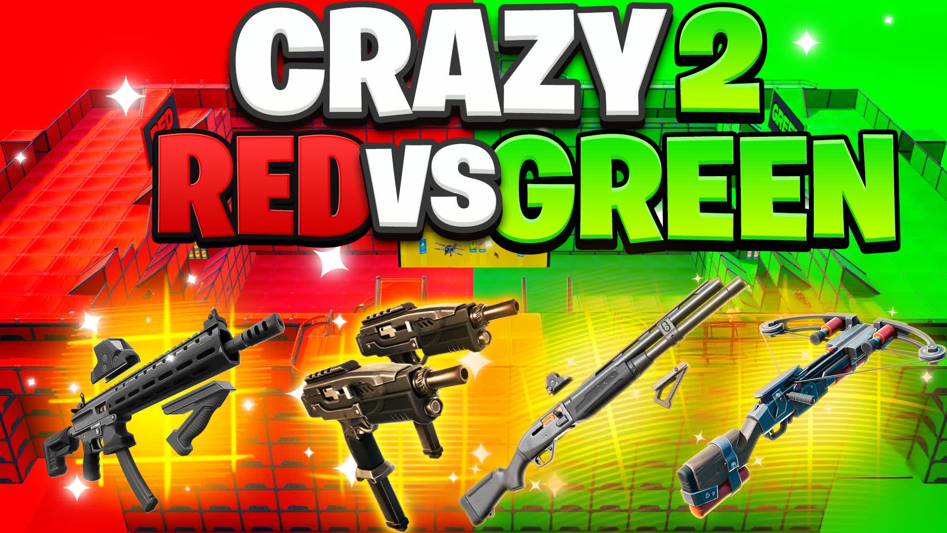CRAZY RED VS GREEN 🔴🟢 8536-8900-8483 by mandarine.fn - Fortnite ...