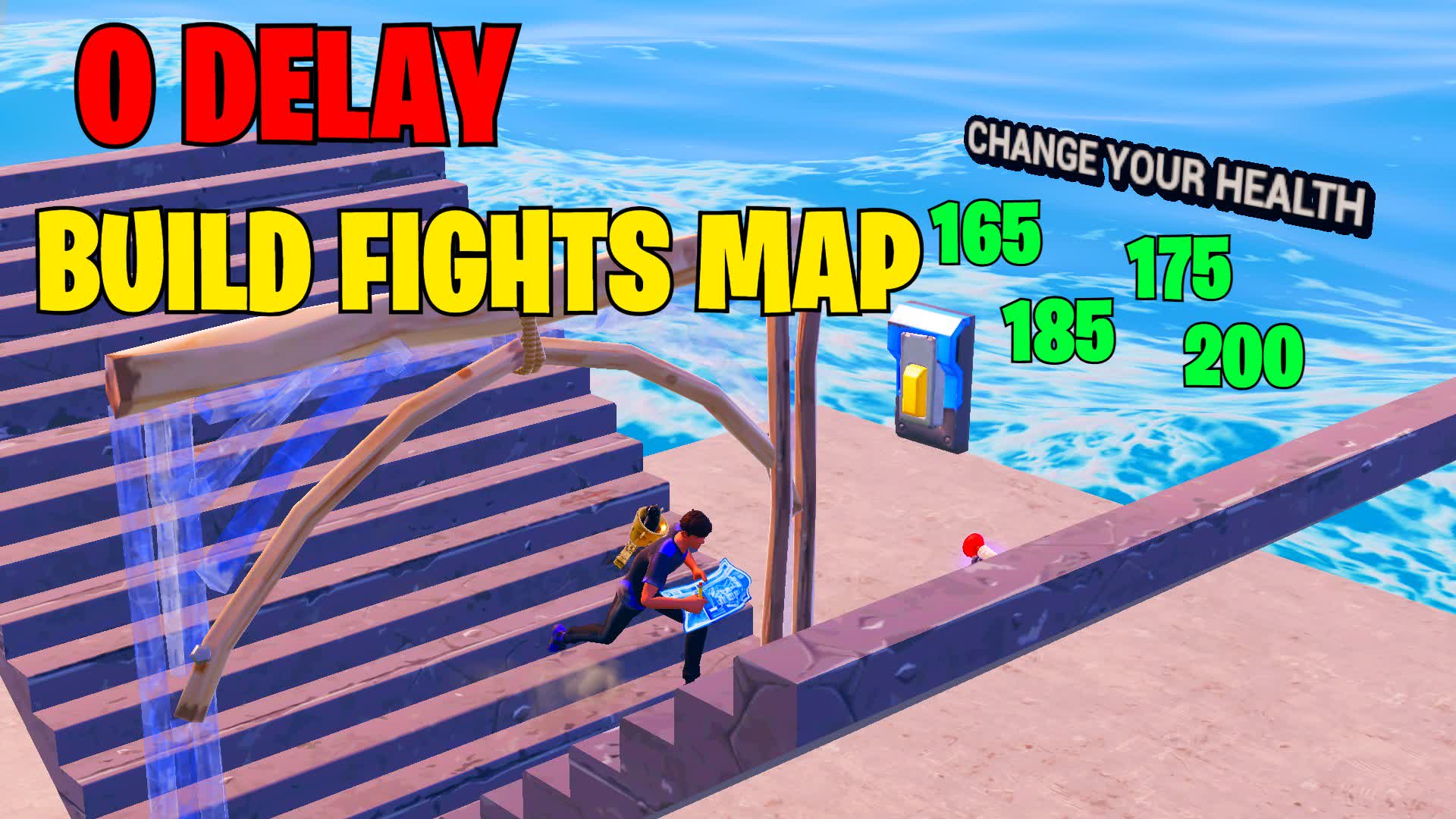 0 DELAY 1v1 Build Fights Map 9869-6307-6062 by spexr - Fortnite Creative Map Code - Fortnite.GG
