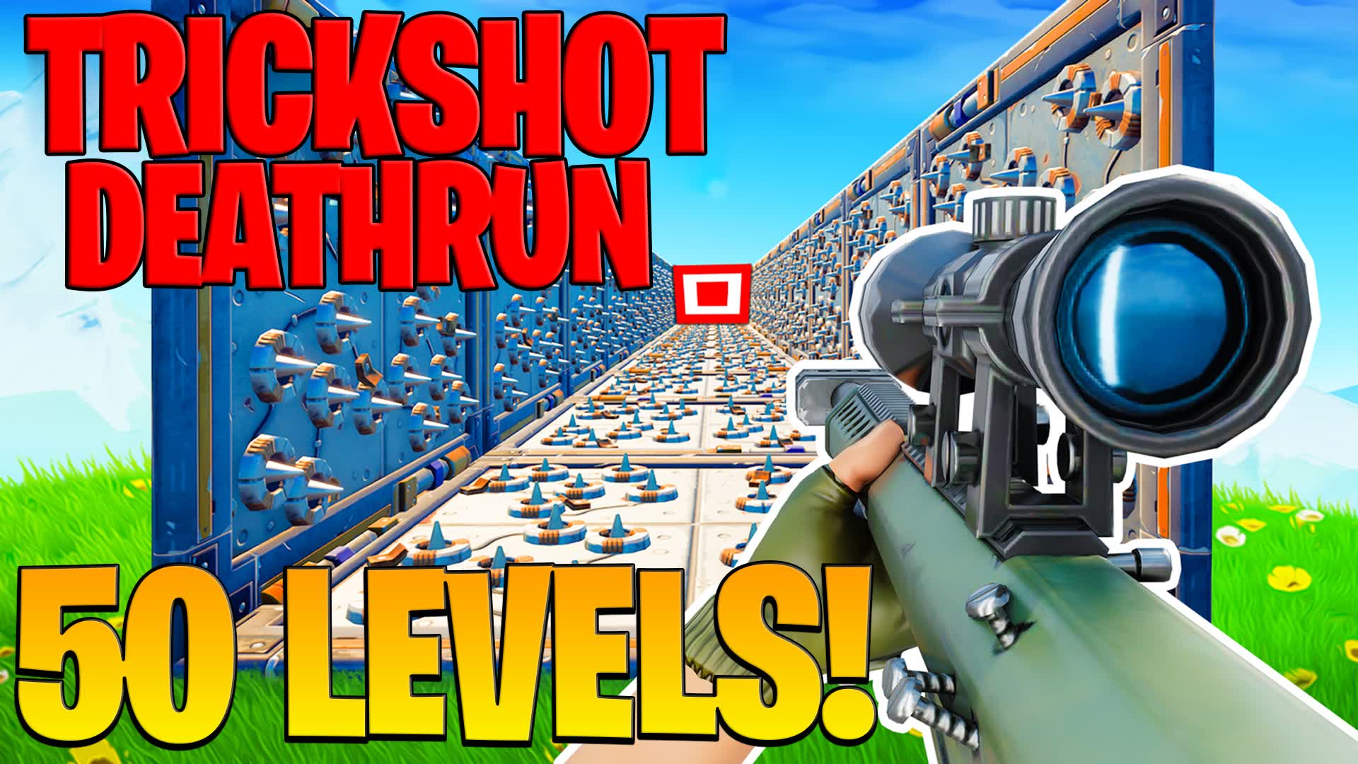 TRICKSHOT DEATHRUN 50 LEVELS 5120-9616-3734 by orba - Fortnite Creative ...