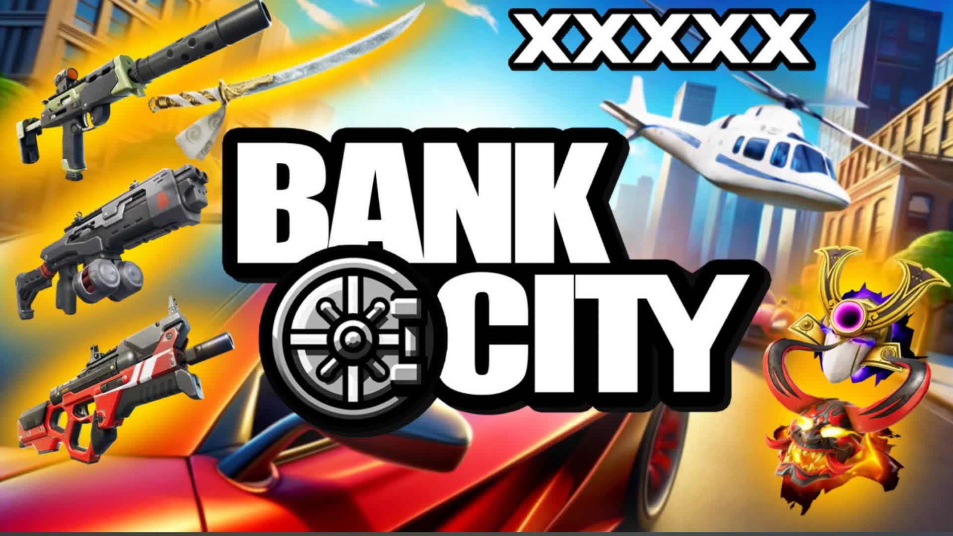 CRIME CITY🚓 BANK CITY 🏙️ DRIVE🚙 1789-7595-4344 by estyy - Fortnite ...