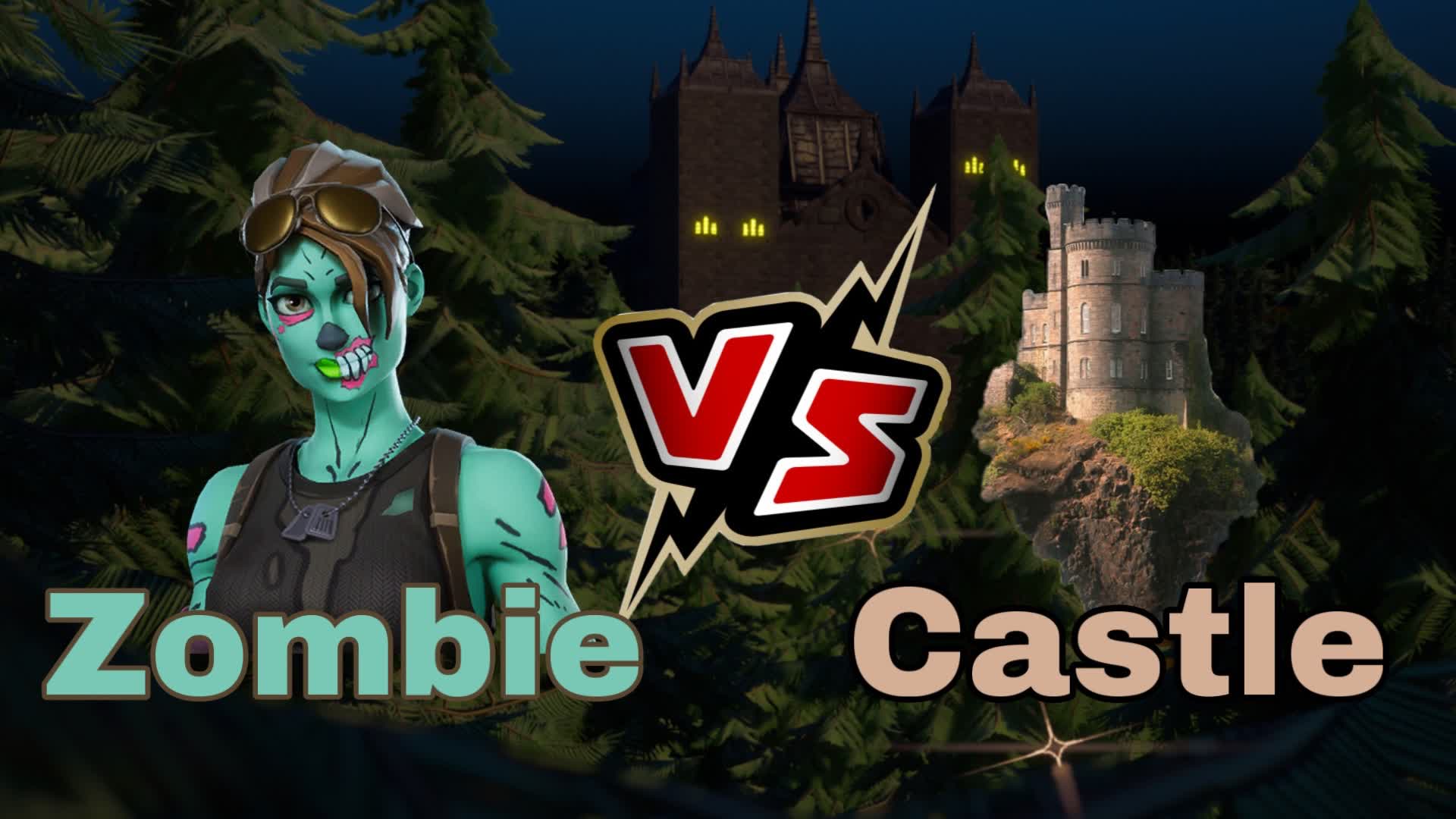 Zombie Castle 1336-1718-4280 By Realnasty - Fortnite