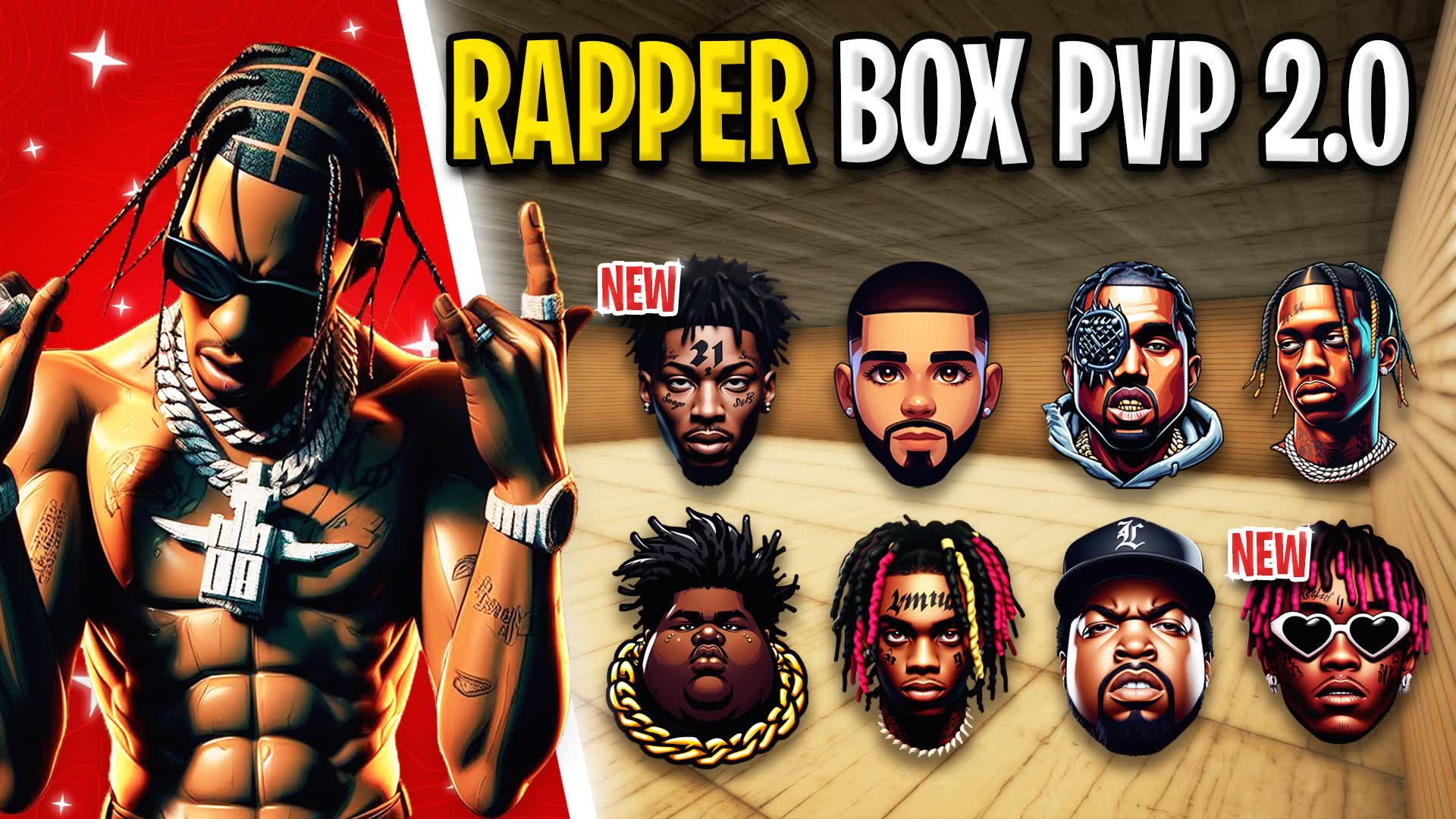 🎤 RAPPER BOXFIGHTS 2.0 📦 - 5849-7644-2222 | Fortnite Zone