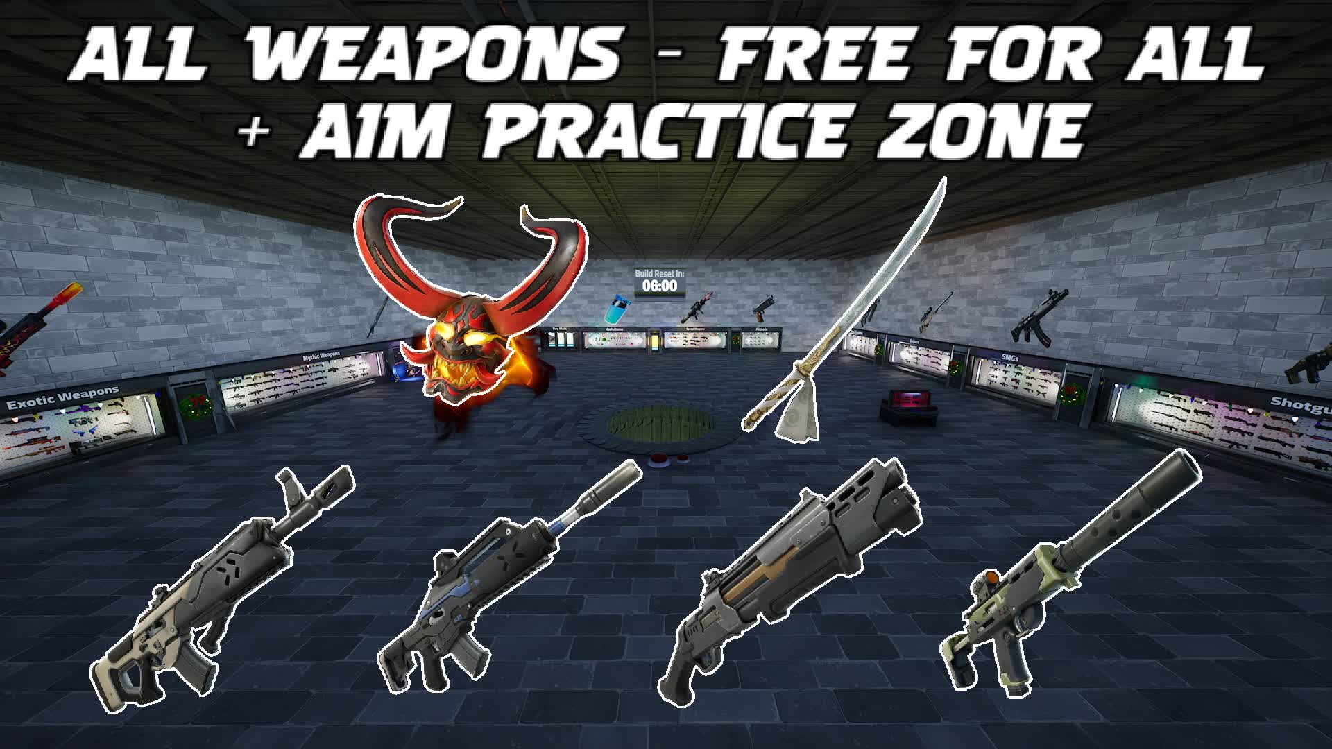 All weapons-Free for all + Aim practice 7373-3588-2586 by gatopanzer ...
