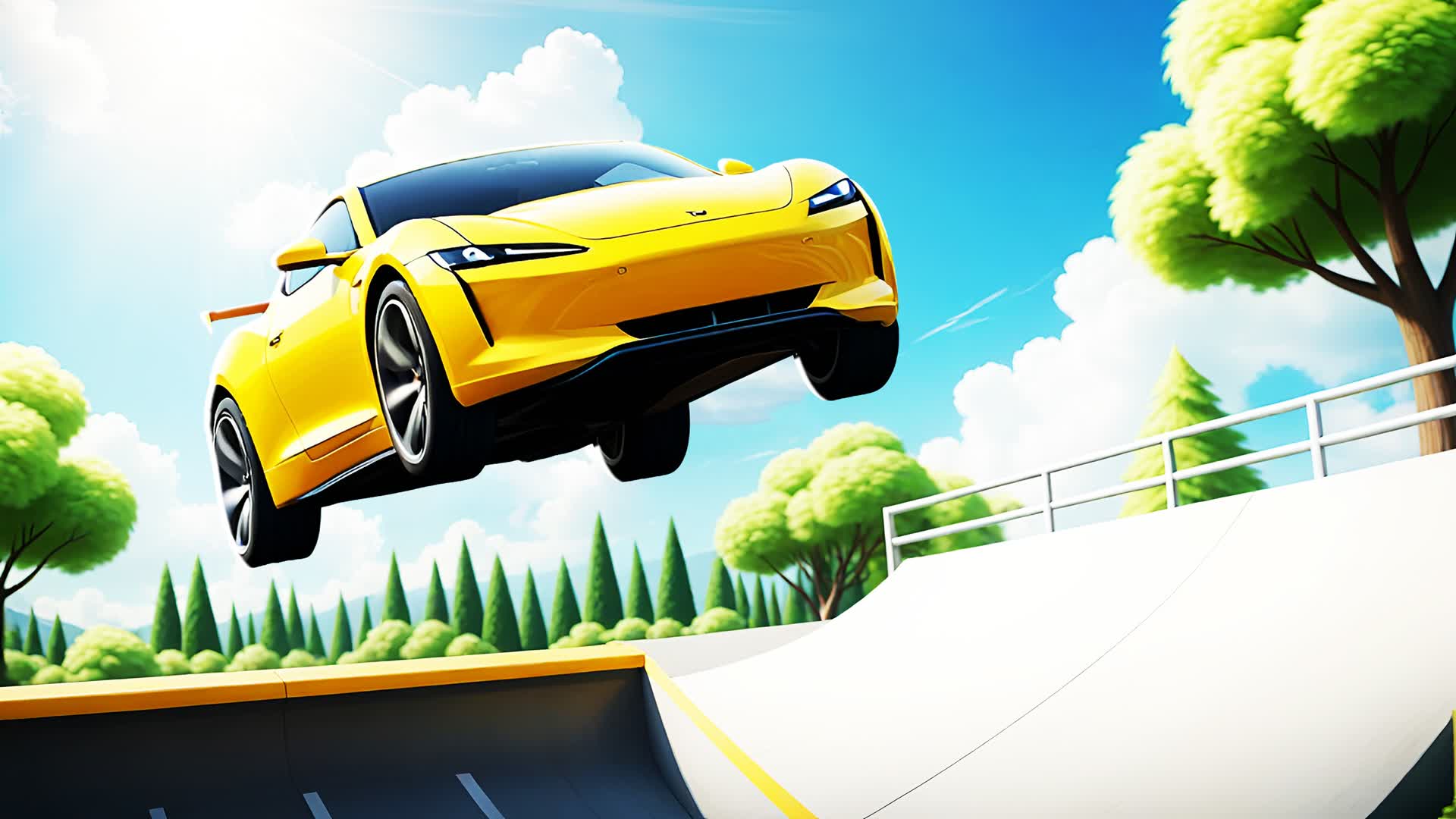 Sports Cars Road FFA 🌄 8597-6496-7238 by tkfn - Fortnite Creative Map ...