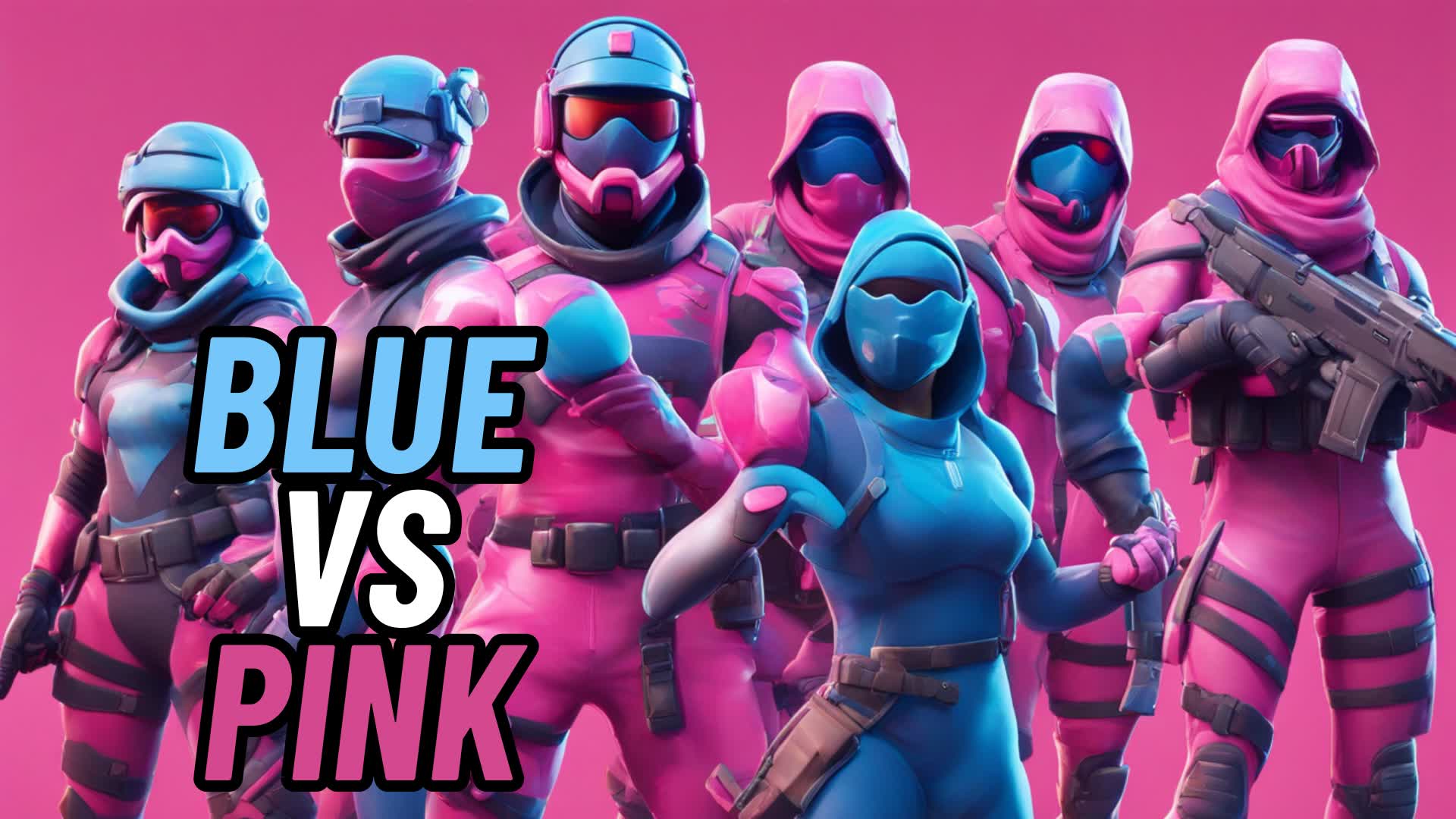 Blue Vs. Pink PVP 7426-0506-6085 by mattratt - Fortnite Creative Map ...