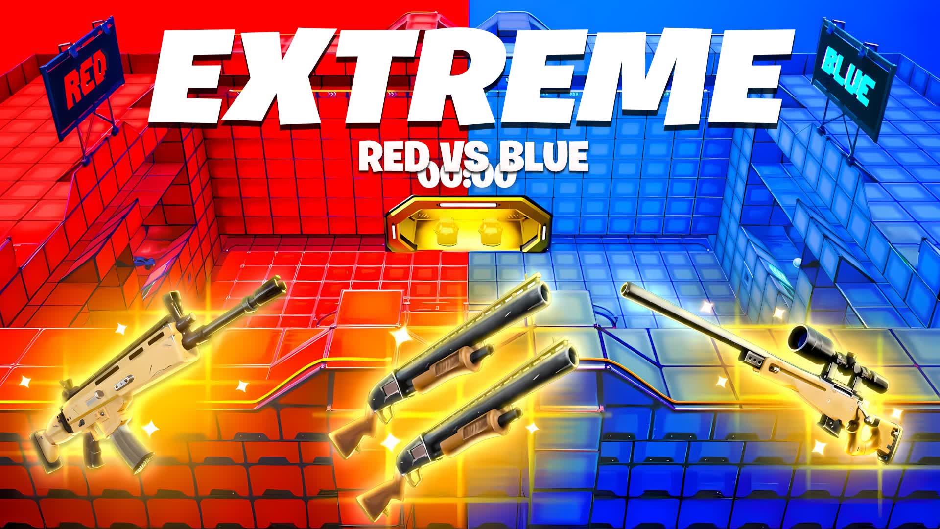 EXTREME OG RED VS BLUE 🔴🔵 2438-1793-4378 by amazingmaps - Fortnite ...