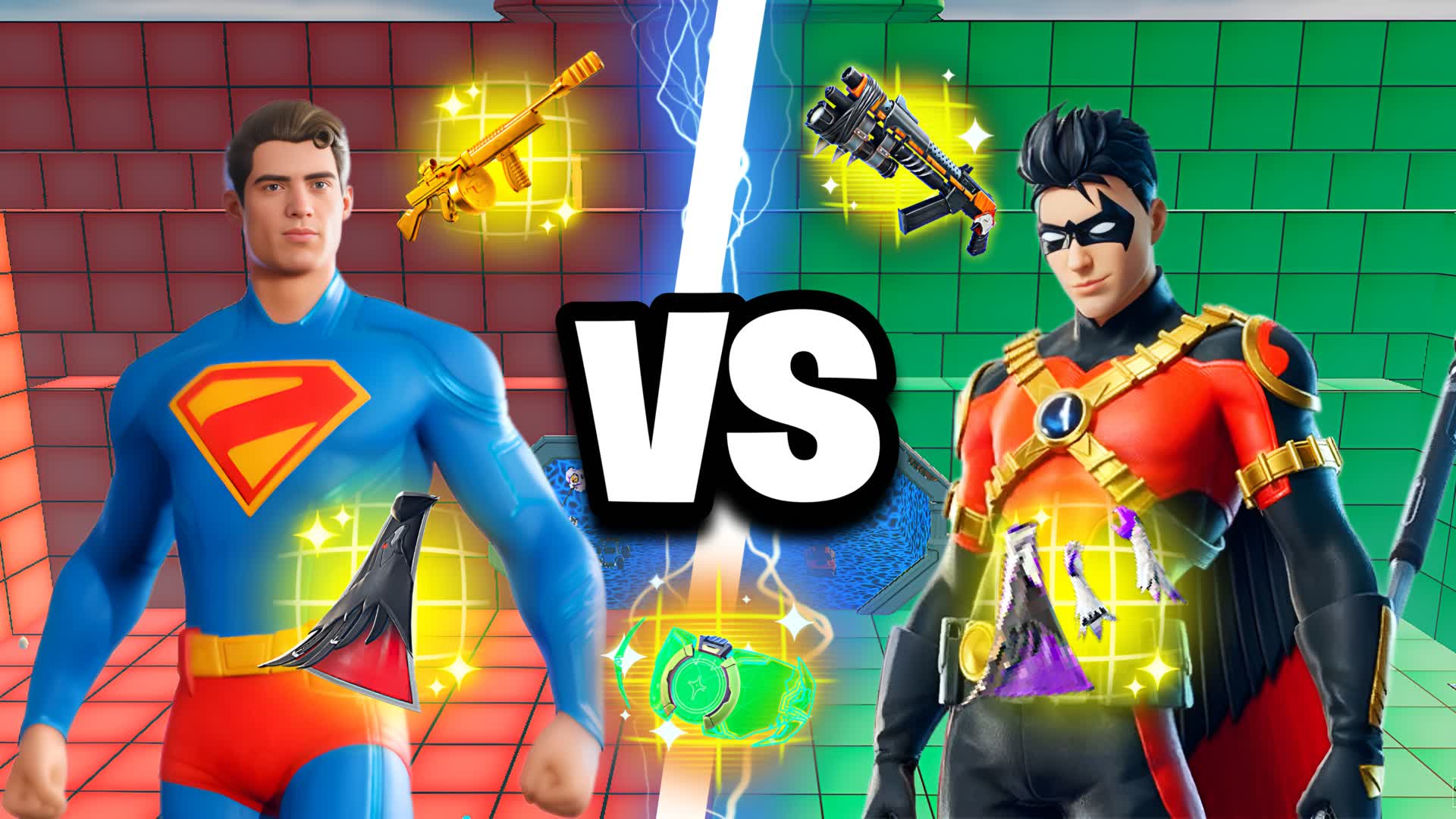 🔴🟢 SUPERHEROES 🏆 SUPERMAN VS ROBIN 1279-9635-7931 by kn3 - Fortnite ...