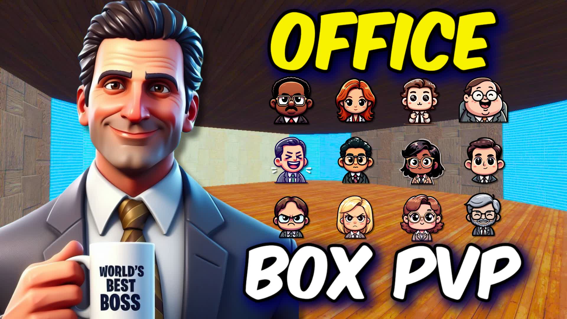 OFFICE BOX PVP 9365 5788 2293 By Puren Fortnite Creative Map Code OFFICE BOX PVP 9365 5788 2293 By Puren Fortnite Creative Map Code