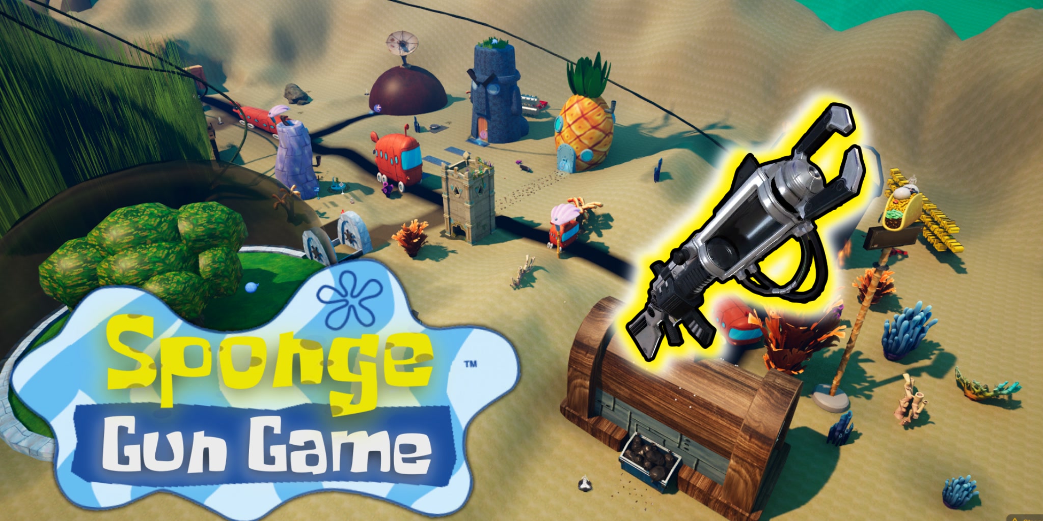 🌊Sponge One Shot Gun Game🧽 - 2657-3479-7418 | Fortnite Zone