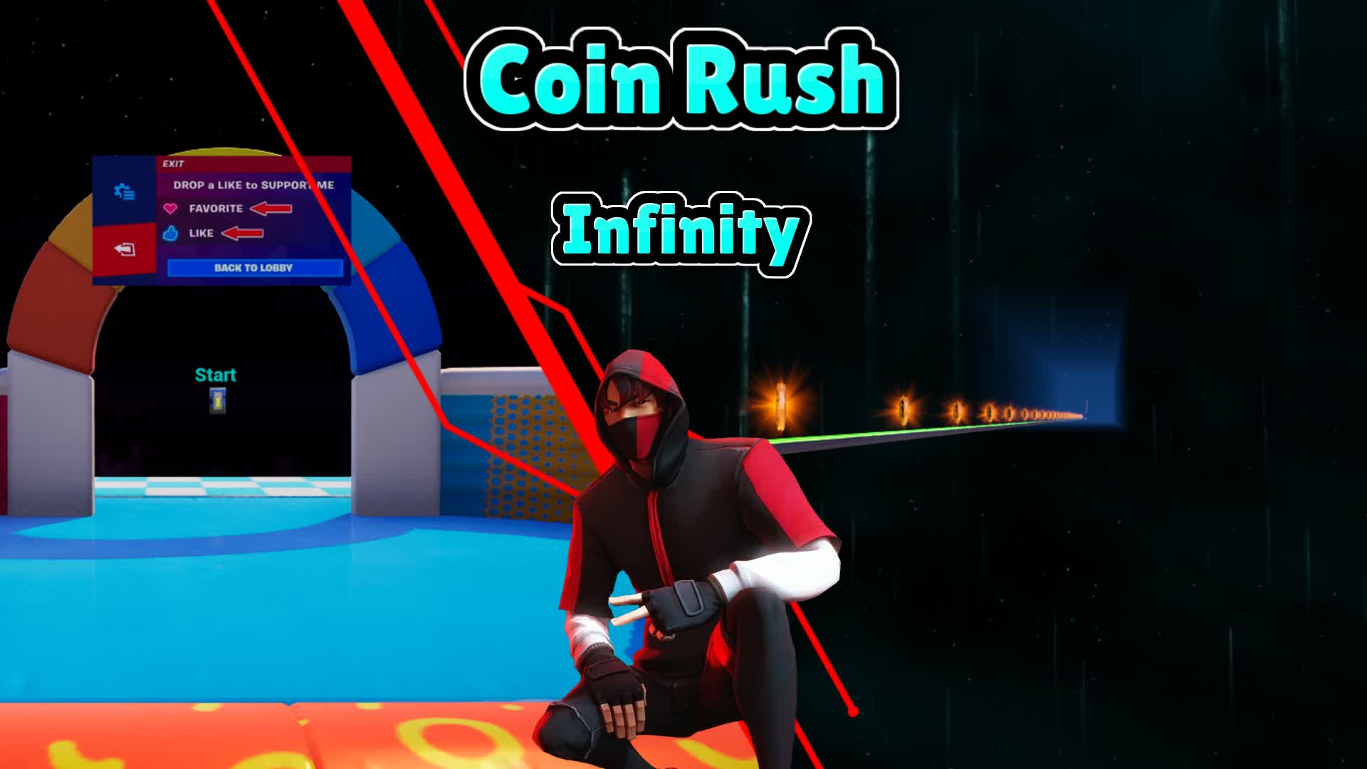 Coin Rush Infinity 5789-8812-0704 by pronoobza - Fortnite Creative Map ...