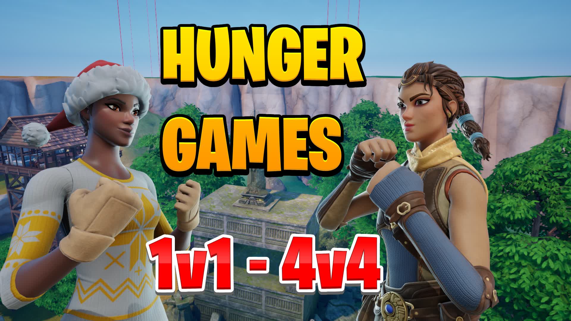 Hunger Games 1v1-4v4 1435-5468-9719 by ethanxie - Fortnite Creative Map ...