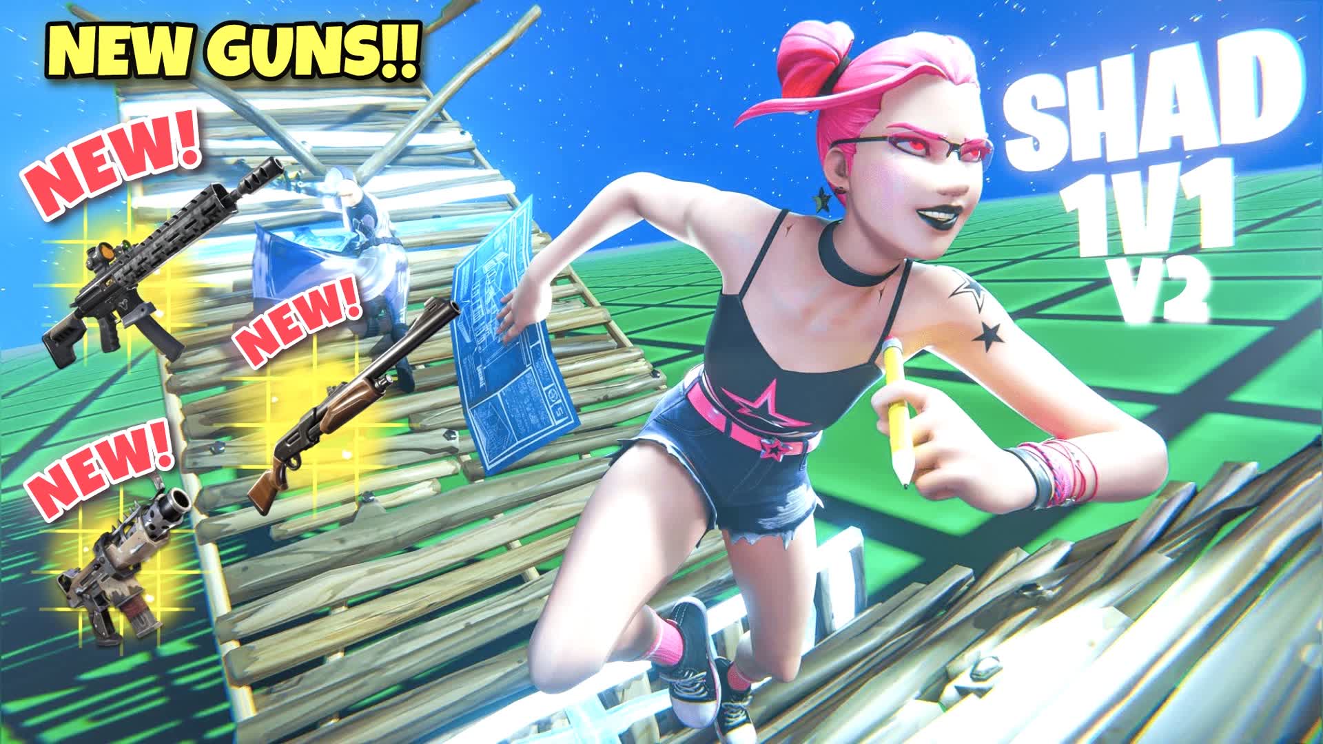 SHADS V2 1V1 MAP (200 PUMP) 2442-7705-4427 by telx - Fortnite Creative ...