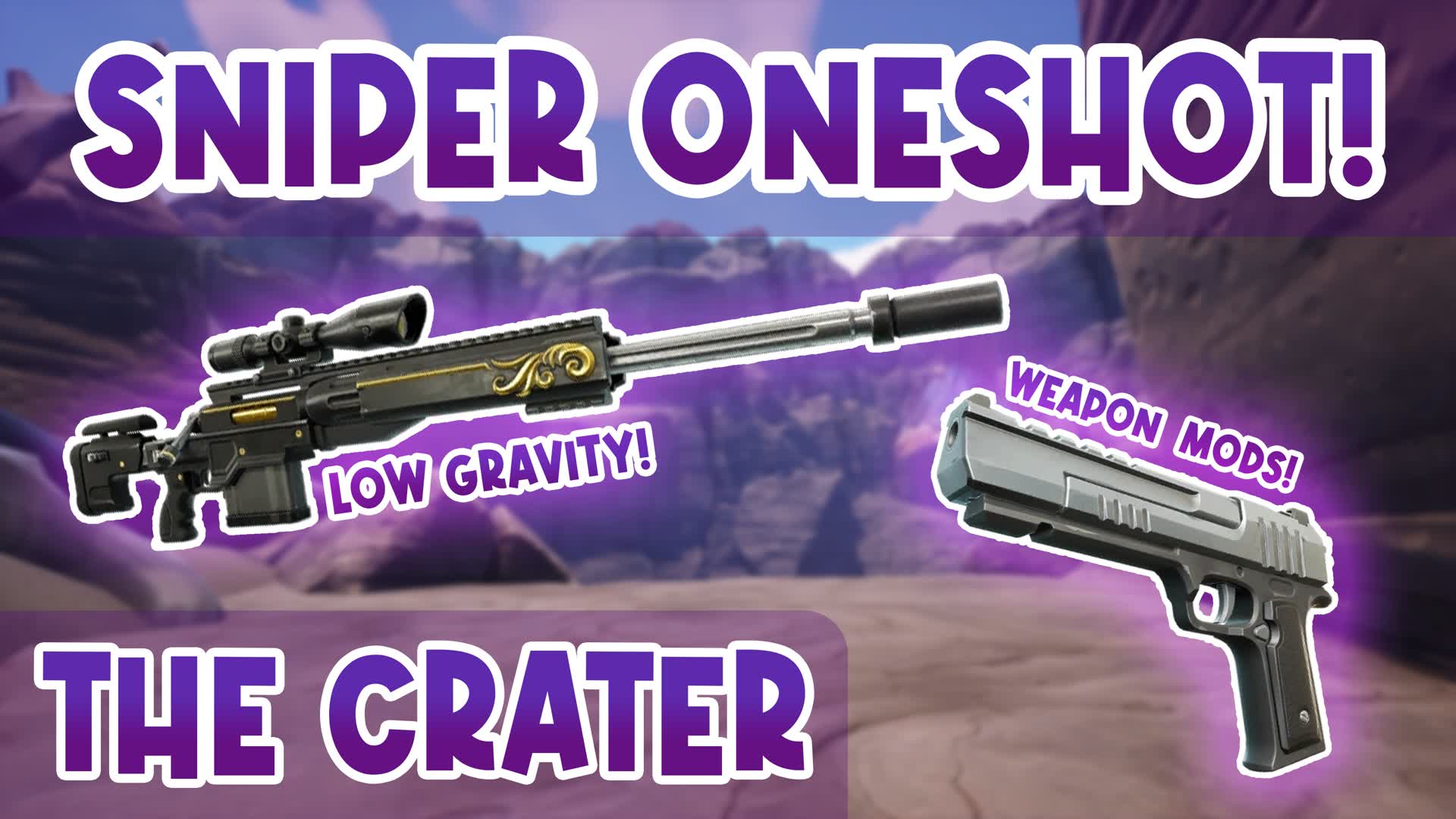 SNIPER ONE SHOT 🎯 THE CRATER ARENA 5895-5547-7339 by willg - Fortnite ...