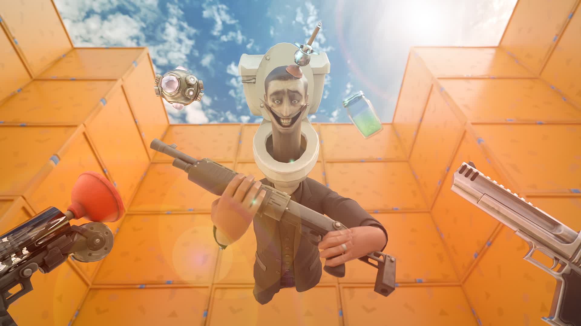 SKIBIDI TOILET - PIT 6027-2298-0888 by hooganius - Fortnite Creative Map Code - Fortnite.GG