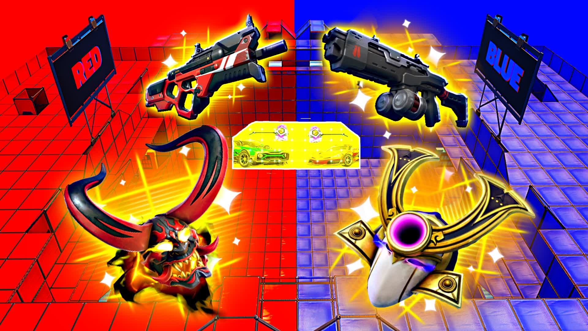 EPIC RED VS BLUE 🔴🔵 6564-3634-2749 by chelofn - Fortnite Creative Map ...