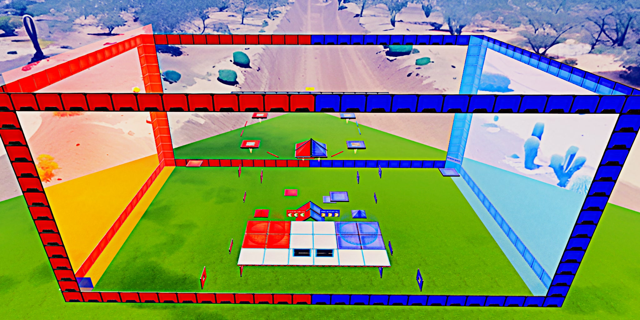 Epic Red vs Blue 🔴🔵 3375-3163-3382 by exto - Fortnite Creative Map Code ...