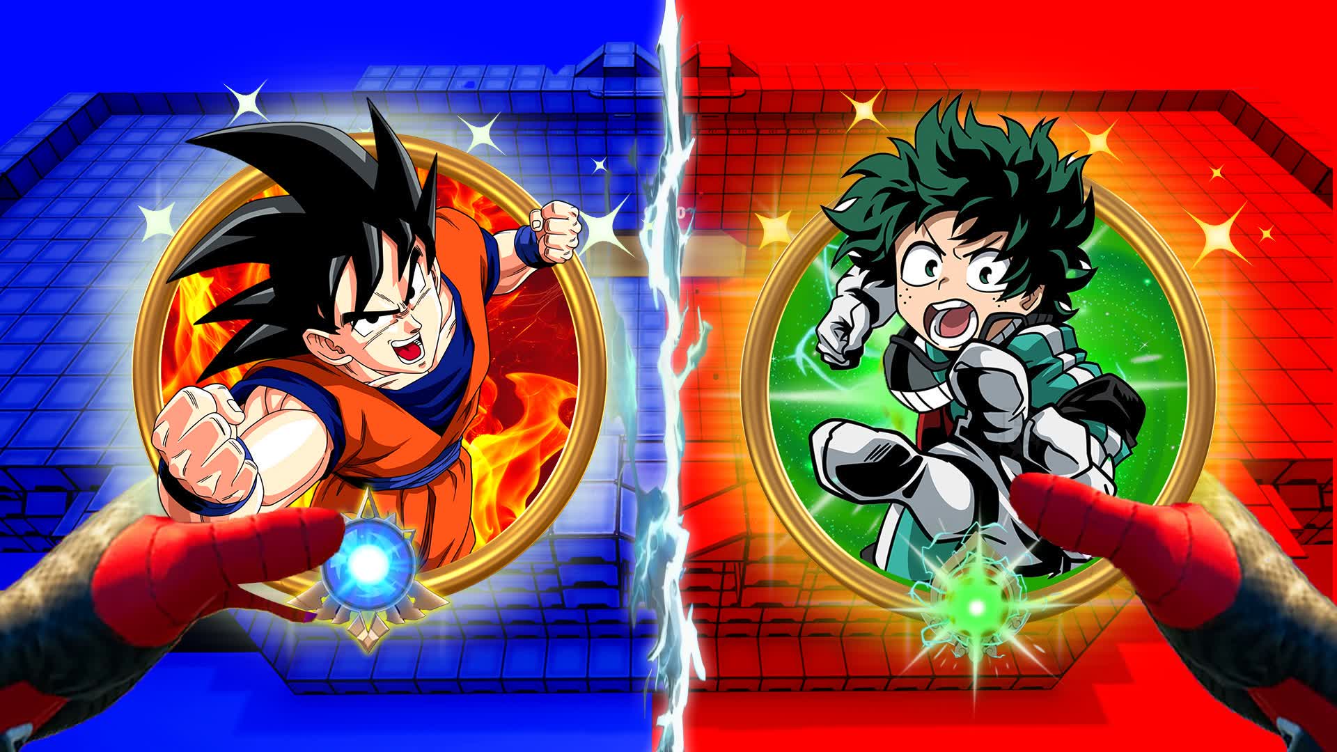 ANIME MEDALLION RED VS BLUE🔴🔵 5285-8604-0998 by benjamin.fn - Fortnite ...