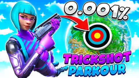 SUPER TRICK SHOT PARKOUR 🎯 EASY 8105-0551-1121 by superkitty - Fortnite