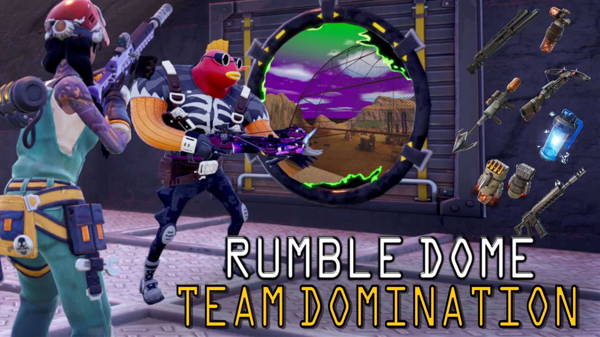 Rumble Dome : Team Domination 9037-9994-3988 by happyhollow - Fortnite ...