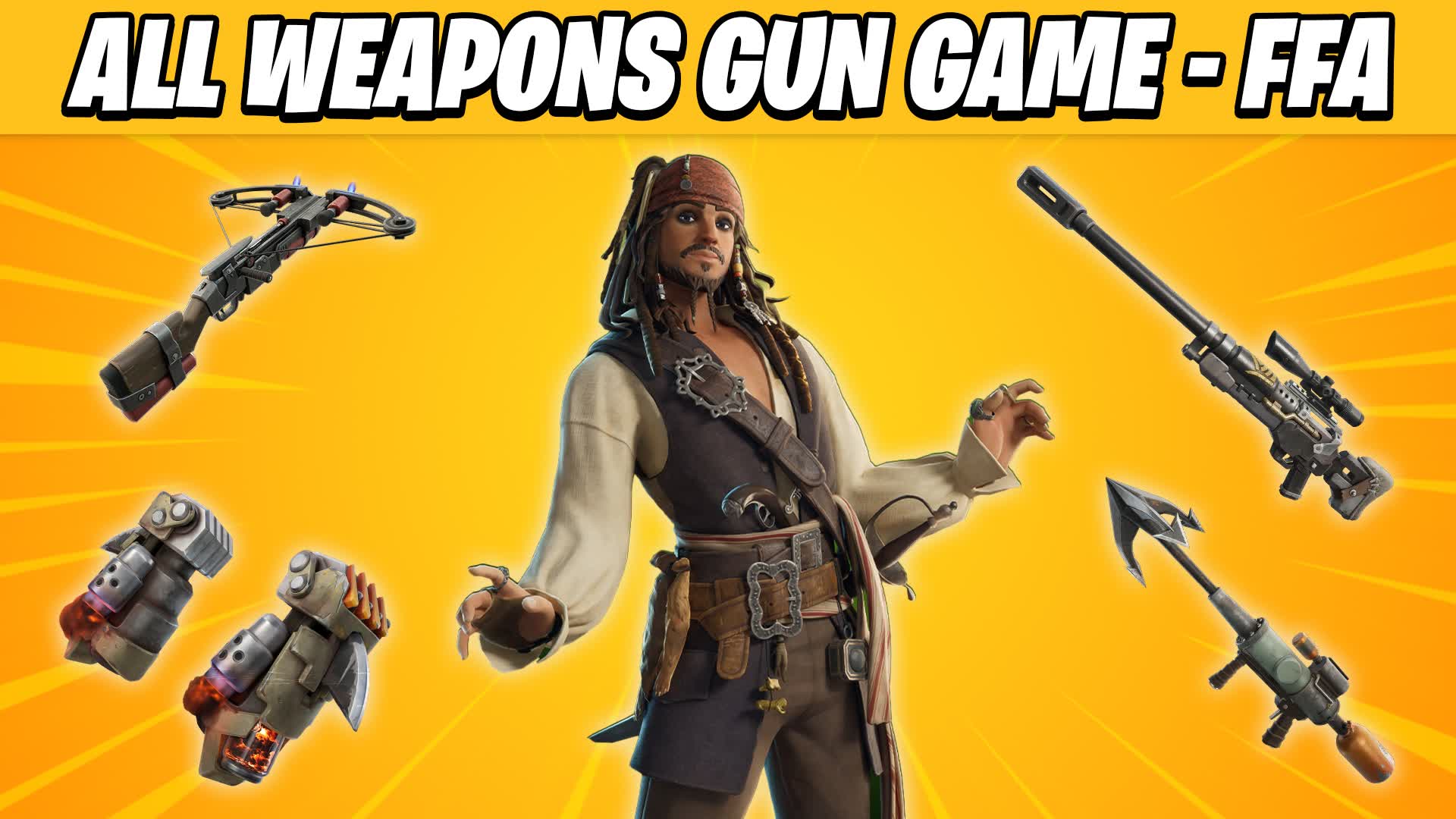 ALL WEAPONS GUN GAME PIRATE HERO - FFA 9346-0331-3666 by qmi - Fortnite ...