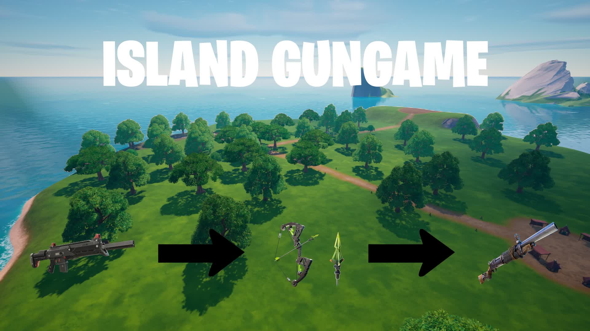 Island Gun Game 3971-2607-2704 by fishyloan - Fortnite Creative Map ...