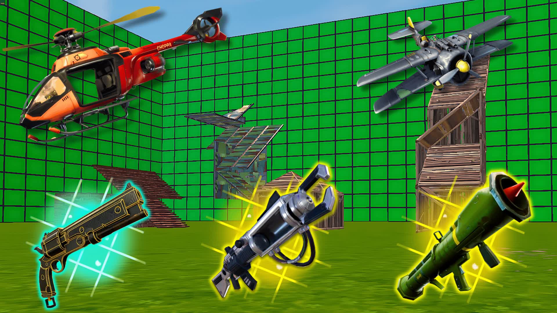 1V1 WITH EVERY WEAPONS 5340-3556-9538 by checco - Fortnite Creative Map ...