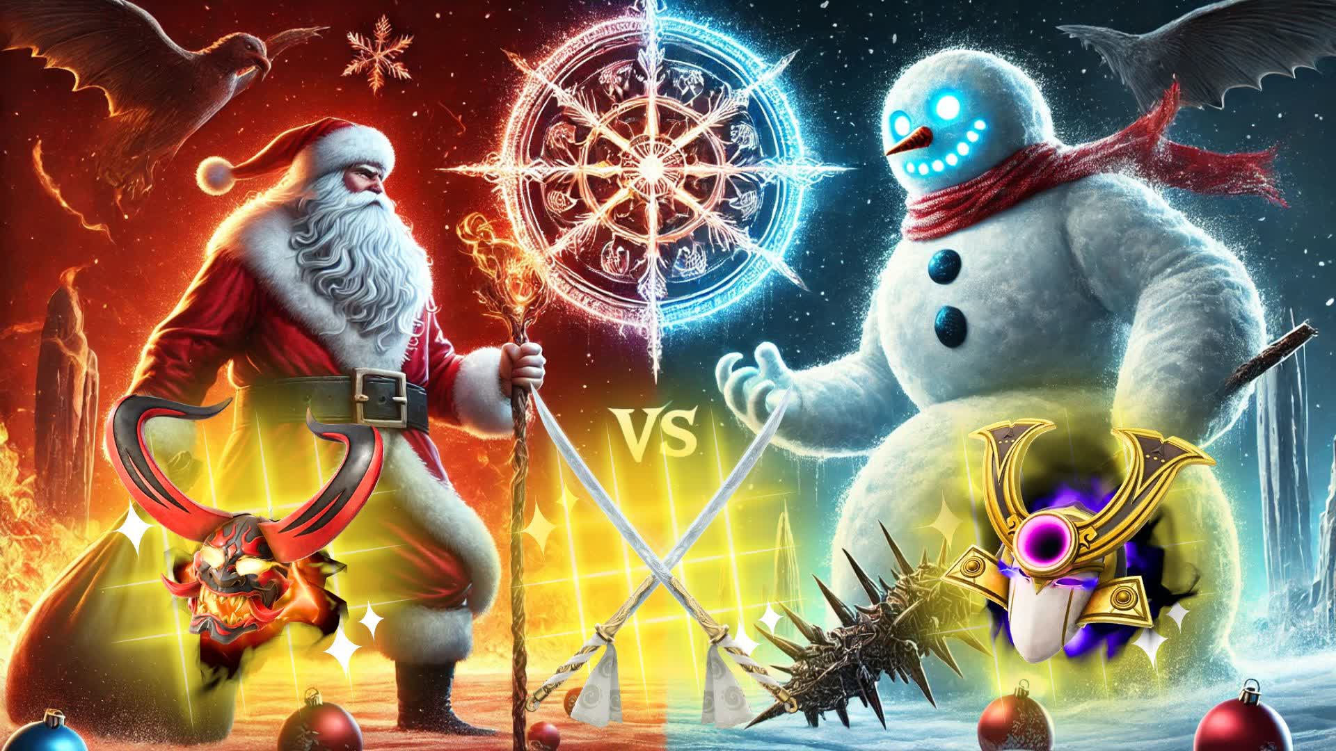 Santa vs Snow Man RVB 1444-5986-3152 by chelofn - Fortnite Creative Map ...